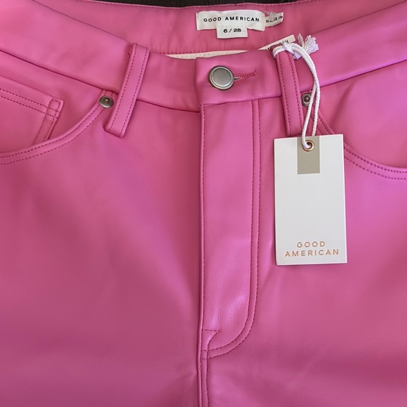 Good American | Jeans | Good American Pink Jeans With Bold Color And ...